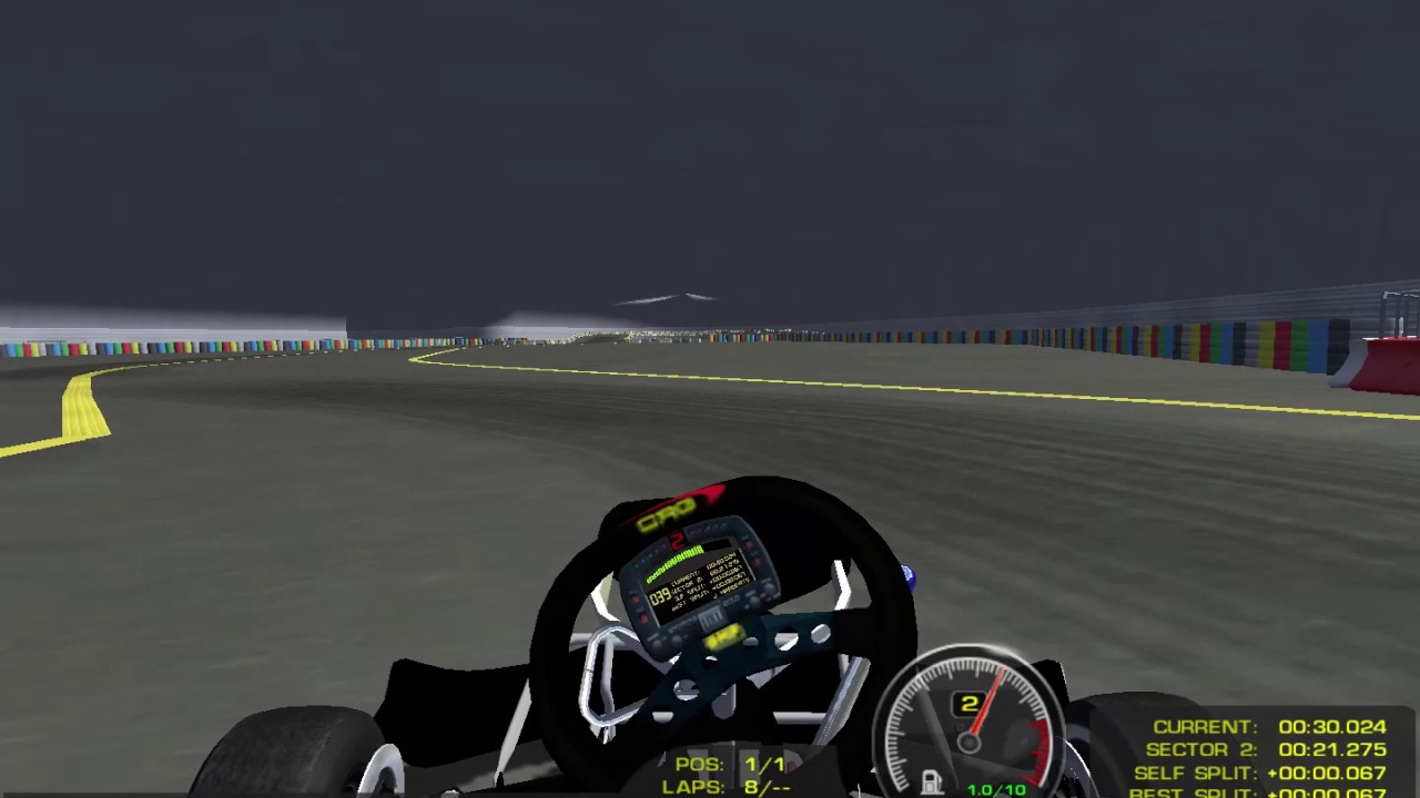 rFactor Shifter Kart Indoor Track - YouTube