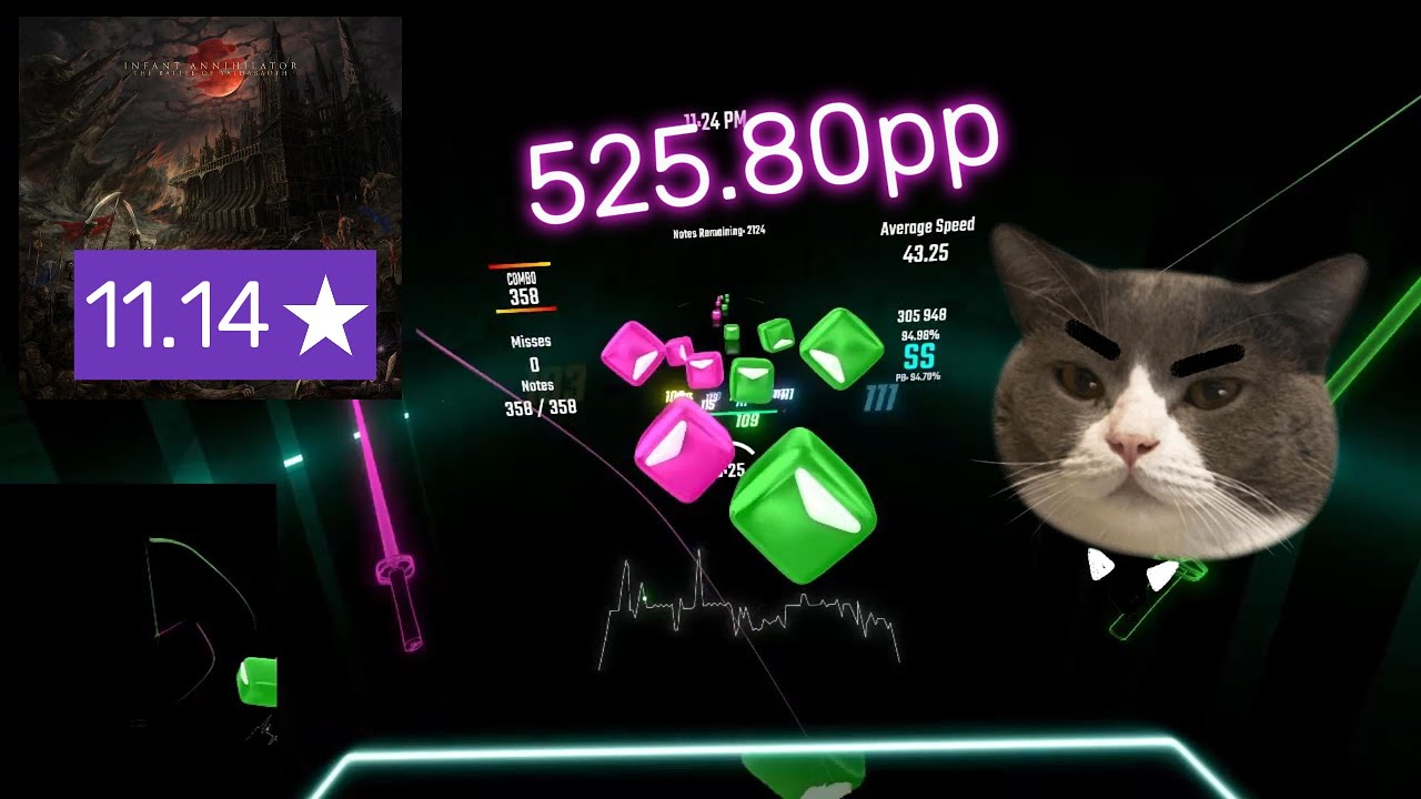 525.80pp on a Ranked 11star Childchewer Map - YouTube