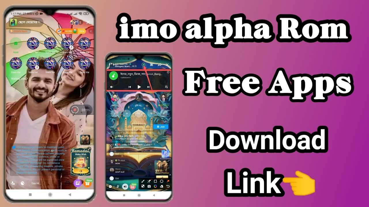 New imo alpha free download / imo alpha Rom Setting / ইমো এক ক্লিকে ৯ ...