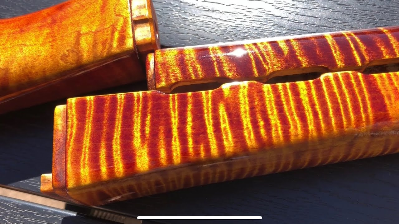 Zastava tiger maple high gloss stripe enhancement refinish - YouTube