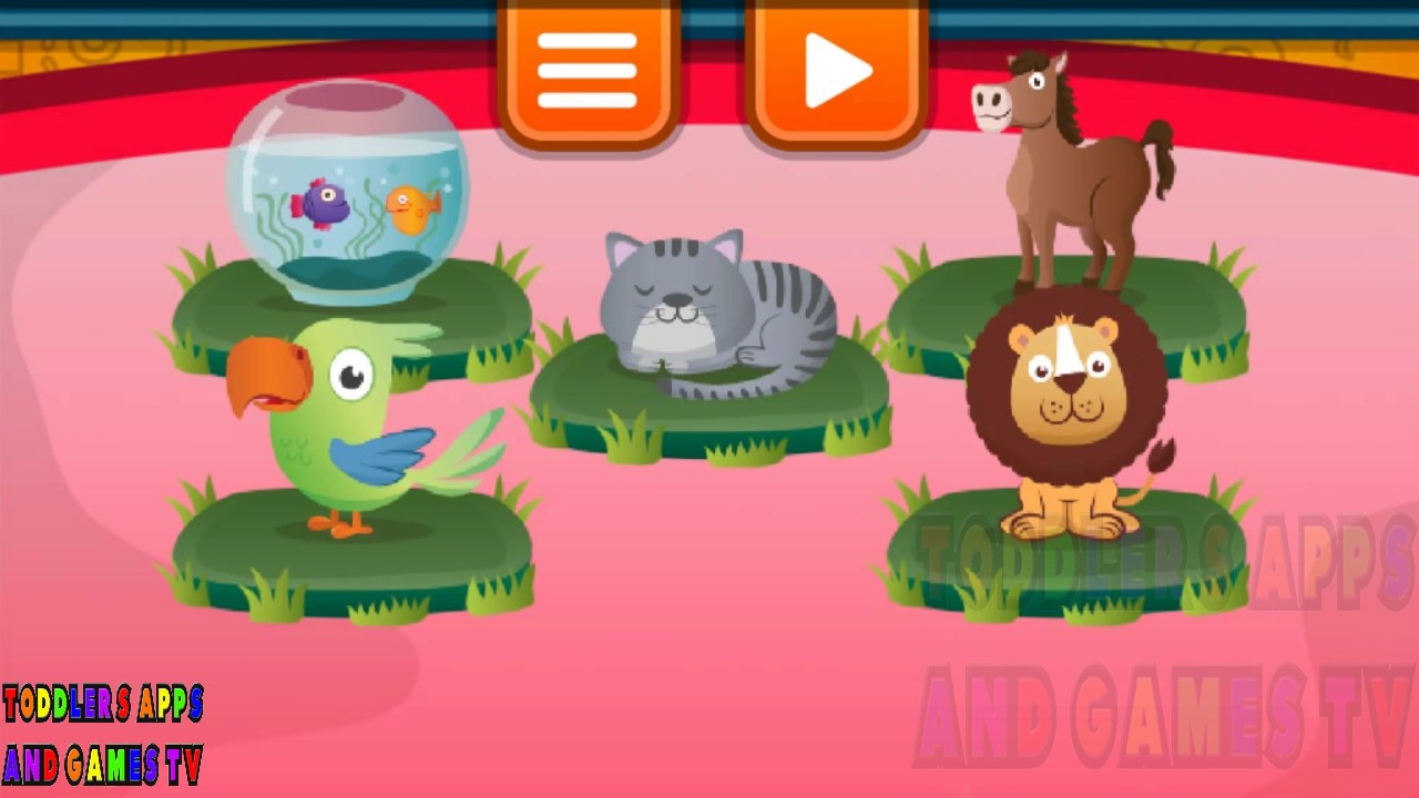 Let's Learn and Play with First Words - Animals | Learning ...