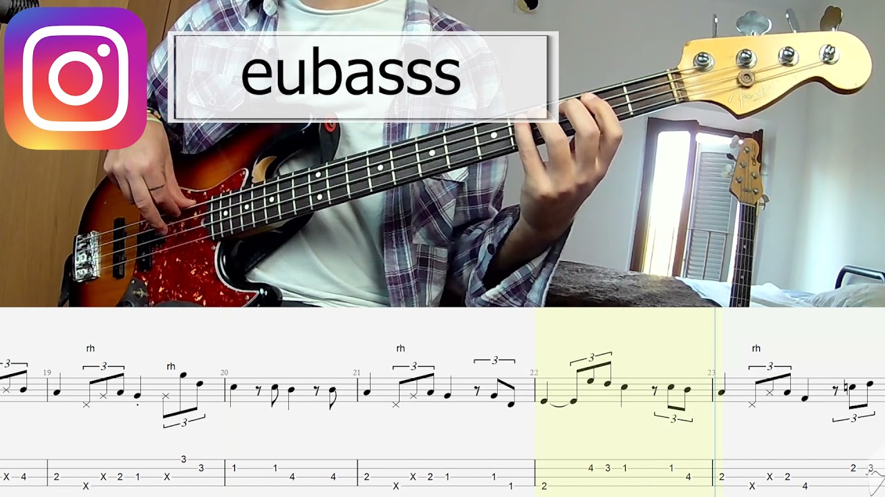 Michael Bublé - Feeling Good BASS COVER + PLAY ALONG TAB + SCORE - YouTube