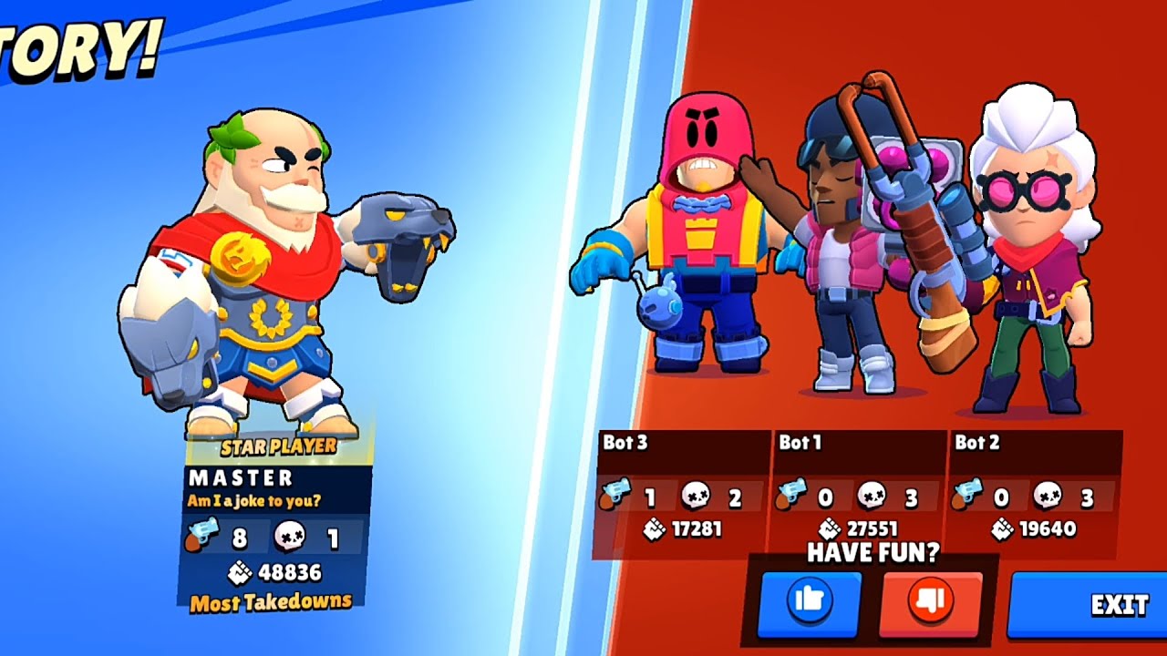 SAM🦁 VS PRO BOTS😵 | BRAWL STARS - YouTube