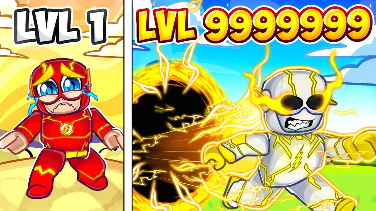 Upgrading FLASH to GOD SPEED in ROBLOX! - YouTube