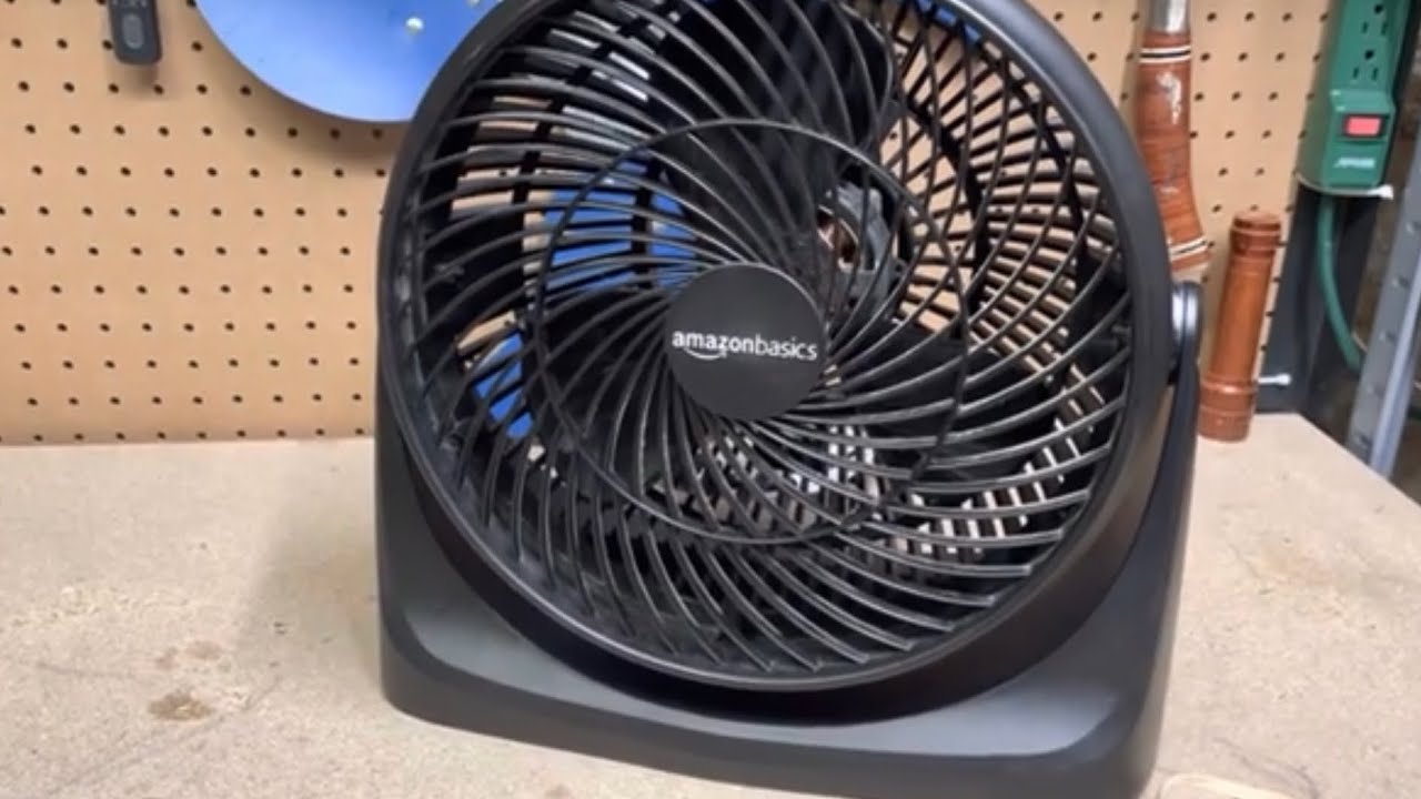 Amazon Basics Air Circulator Floor Fan F26-16A - YouTube