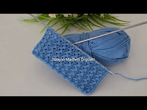 Wow 🧶Kolay Ajurlu Örgü Modeli #knitting 
