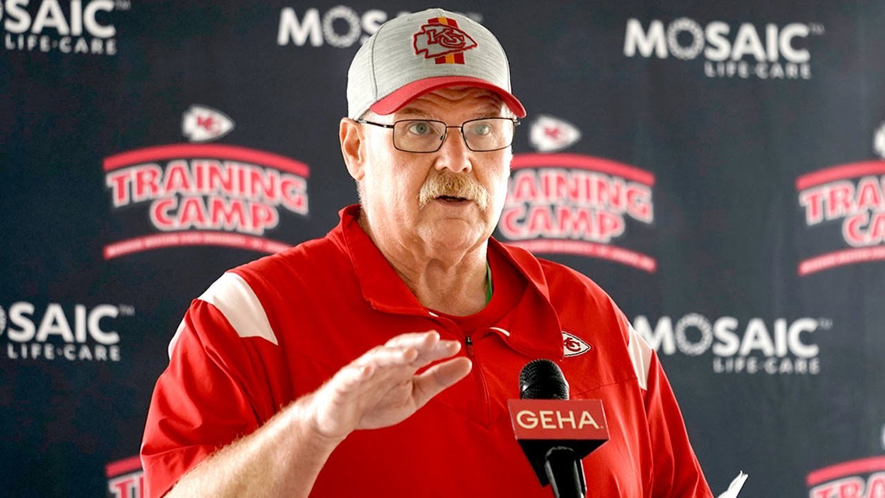 Kansas City Chiefs' Head Coach Andy Reid Gives Young Players Vying For ...