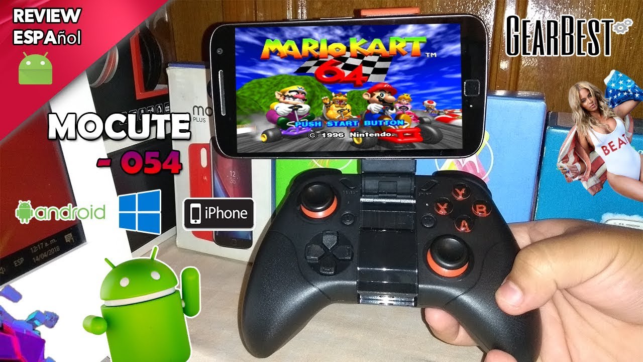 Gamepad Mocute - 054 Unboxing y Review Español Andro3000 - YouTube