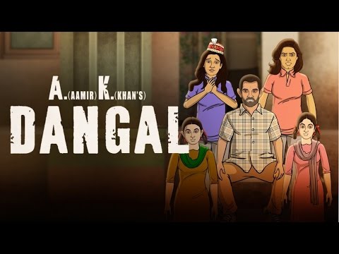 Dangal Movie Spoof | Aamir Khan | Dangal Movie Funny Cartoon Version ...