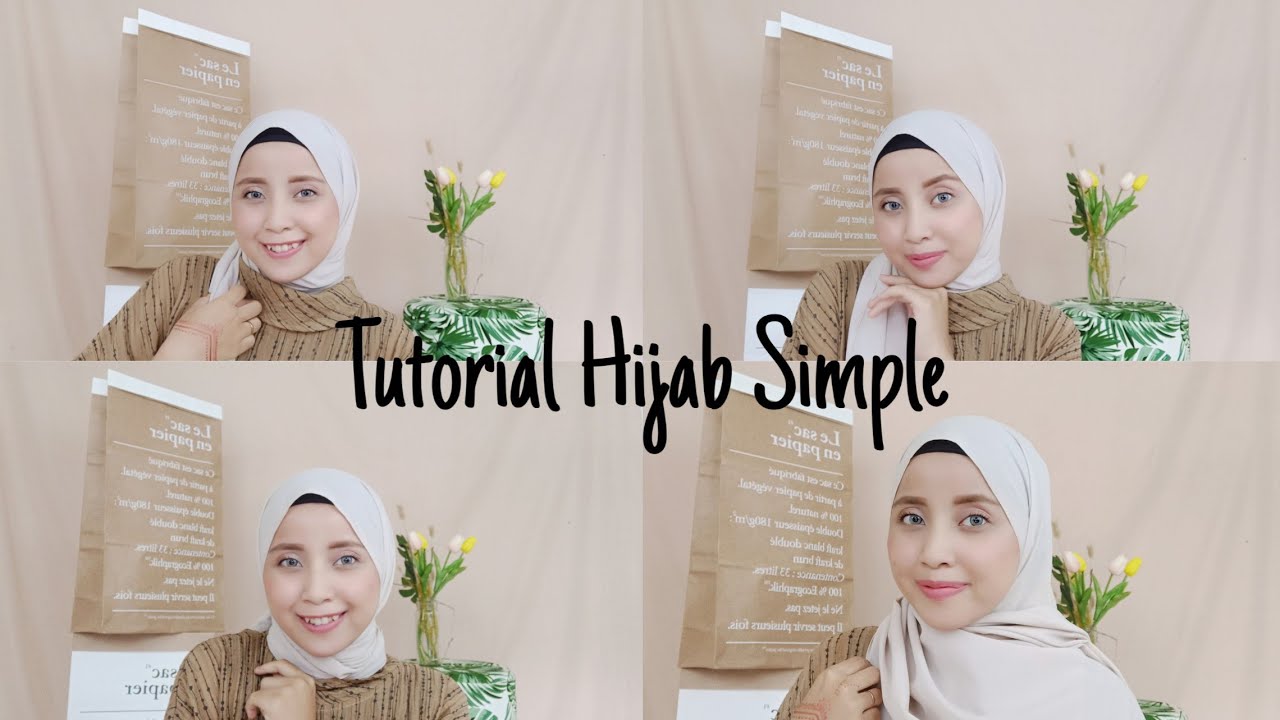Tutorial Hijab Simple Dengan 1 Pentul ala Viramuth #hijabtutorial - YouTube