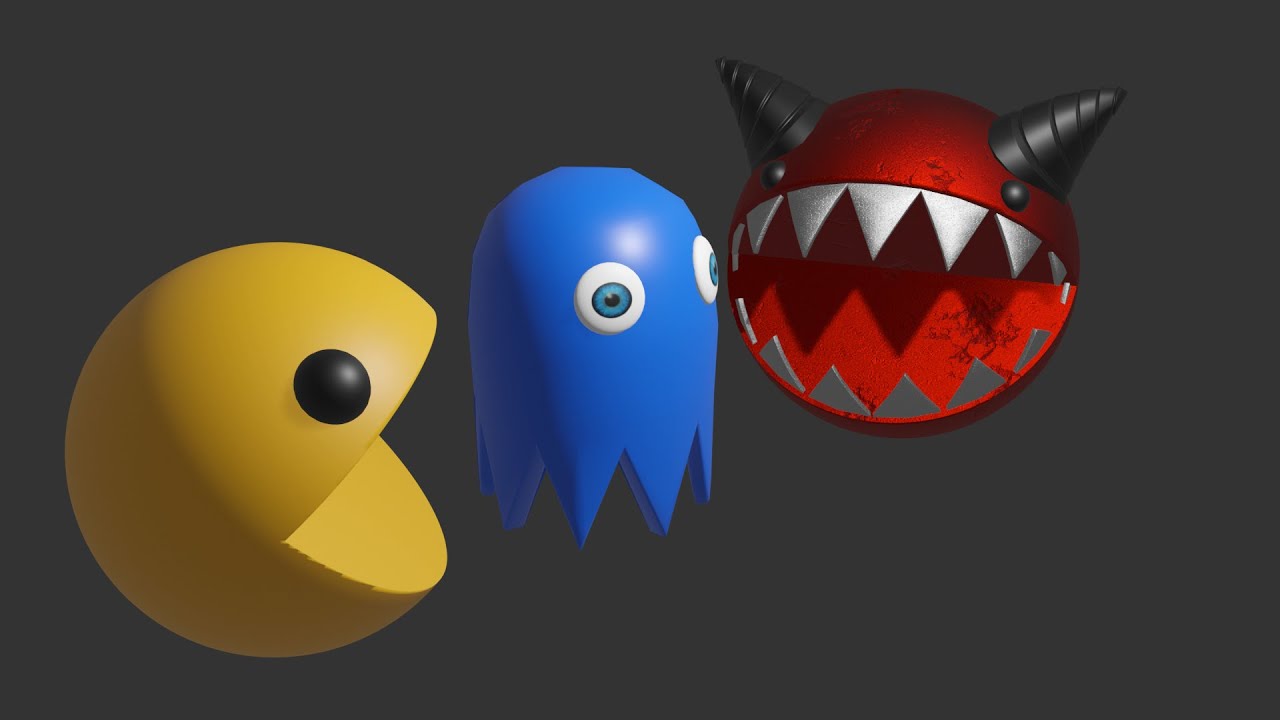 pacman runing and fight with enemy - YouTube