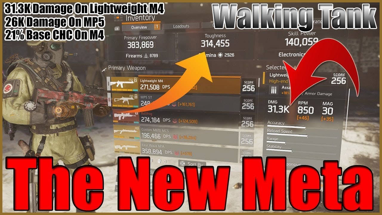 31K Base Damage | Hard Hitting Tank Build * Must See * The Division 1.7 ...