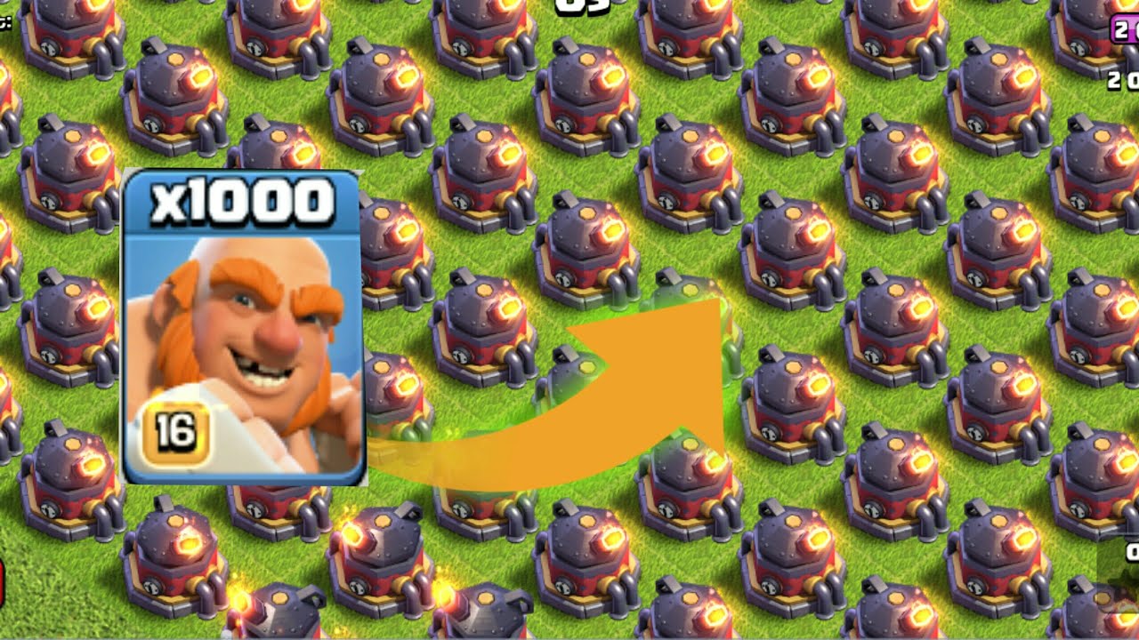 1000 max boxer giants vs 300 max roaster | Clash of clans | coc private ...