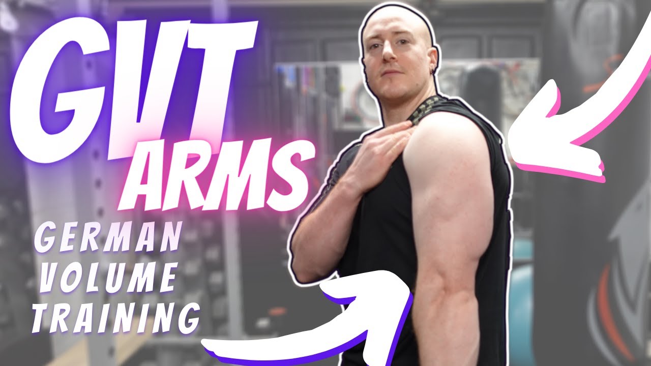 German Volume Training Super-Sets For ARM GROWTH! - YouTube