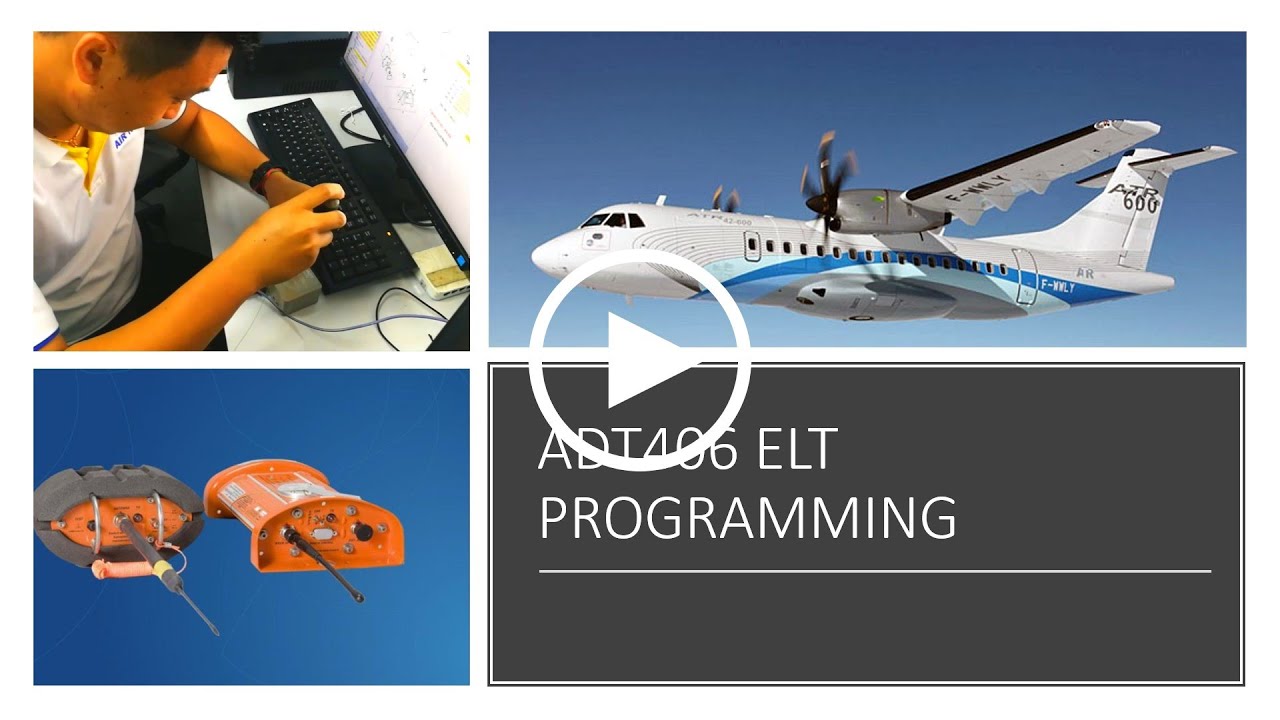 ADT406 Emergency locator Transmitter (ELT) programming - YouTube