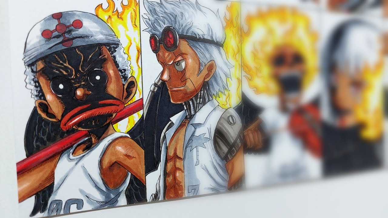 Drawing Seraphim StrawHat Pirates | One Piece | ワンピース - YouTube