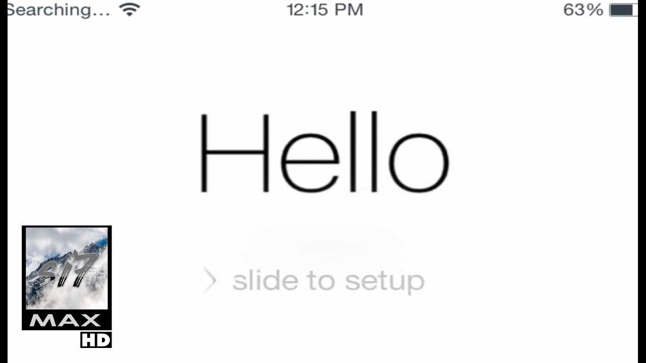 Make your iOS device look like it’s on the Hello screen (iOS 7-9 ...