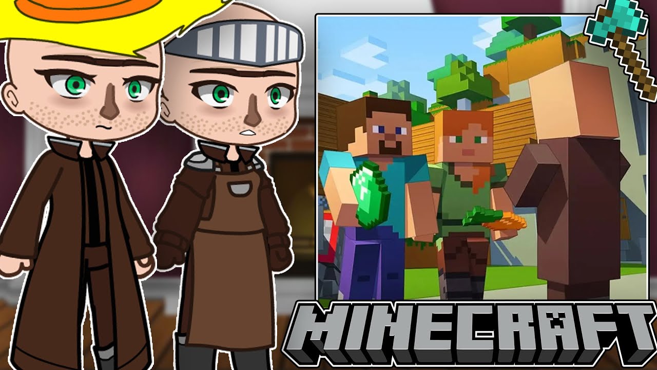 Minecraft Villagers React To Minecraft | Technoblade | Gacha React - YouTube