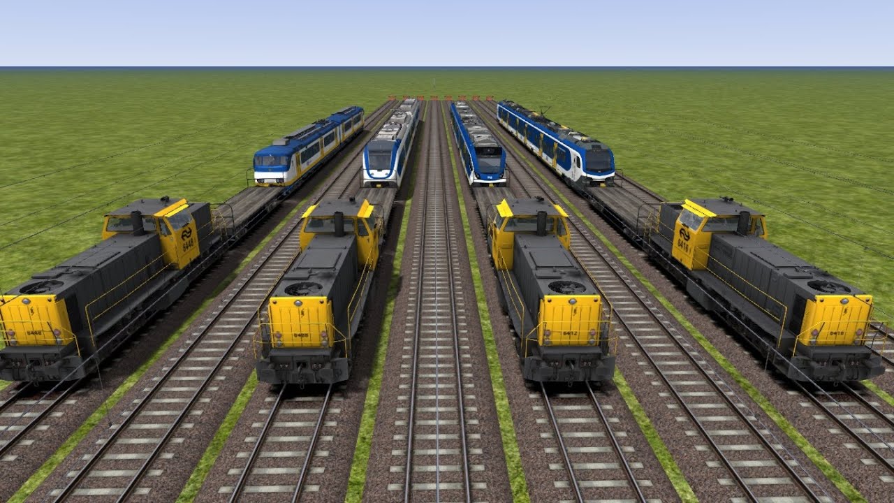 Welke NS SPRINTER is het LICHTST? - Treinenrace! (Train Simulator 2020 ...