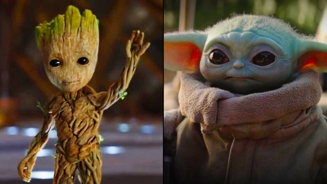 Baby Yoda vs Groot HD - YouTube