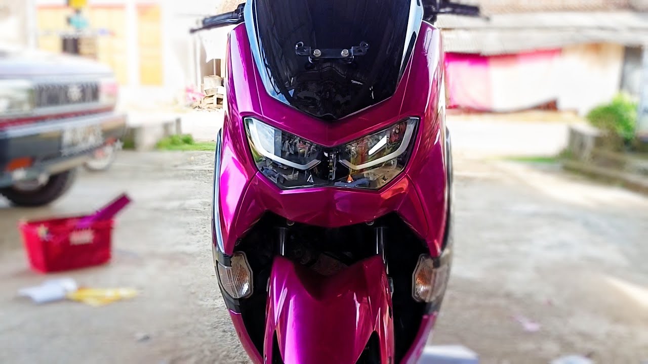 Pasang skotlet pink magenta yamaha nmax full body / vinyl sticker wrap ...