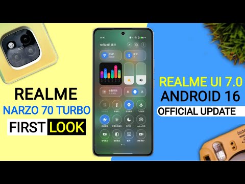 Realme Narzo 70 Turbo Realme Ui 7.0 Android 16 Update | 25+ New Features | 70 Turbo New Update