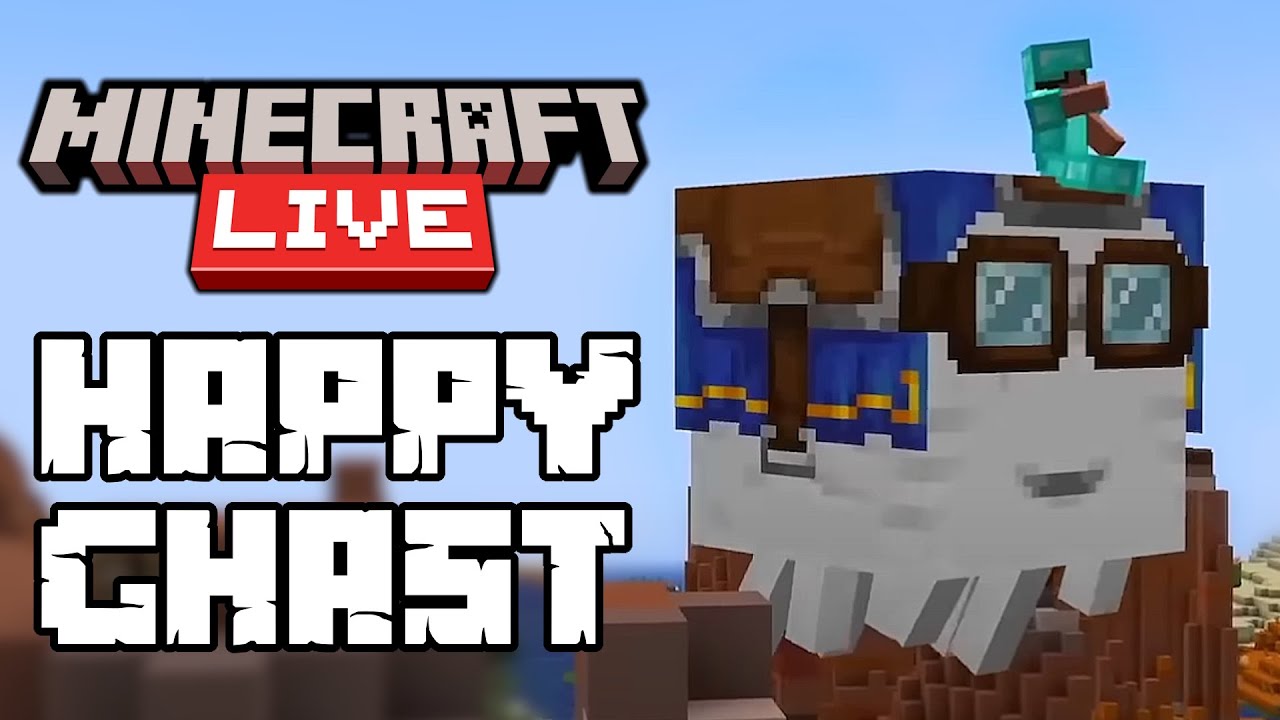 Minecraft Live 2025 - Ghastling, Happy Ghasts and Vibrant Visuals - YouTube