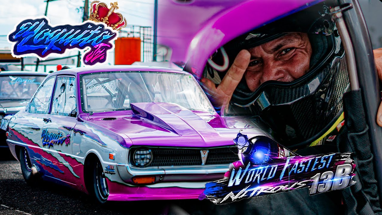 Mazda R100 Rotativo 13b nitroso más rápido del mundo| El Loquito JR…😍🥰 ...