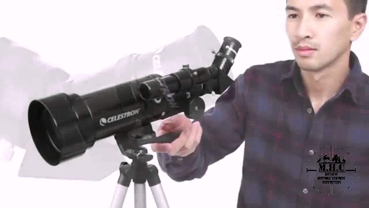 Celestron Travel Scope 70 x 400mm Portable Refractor Telescope1 - YouTube