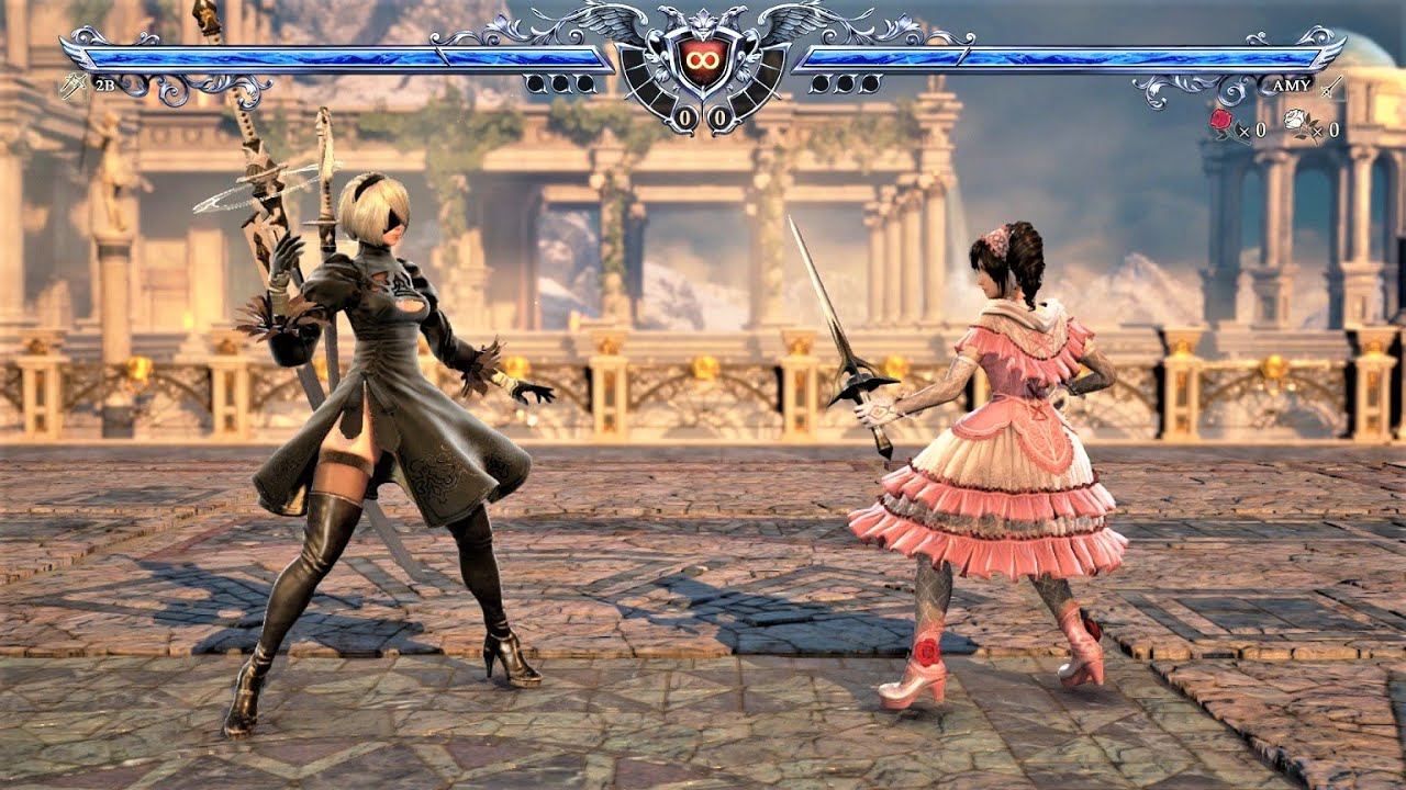 2B Nier: Automata vs Amy (Hardest AI) - SOULCALIBUR VI - YouTube