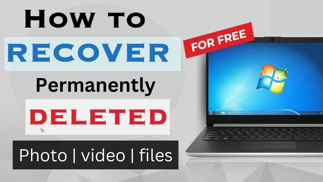 How to Recover Delete Photos videos an Pc or Laptop in 2025 Pc me ...