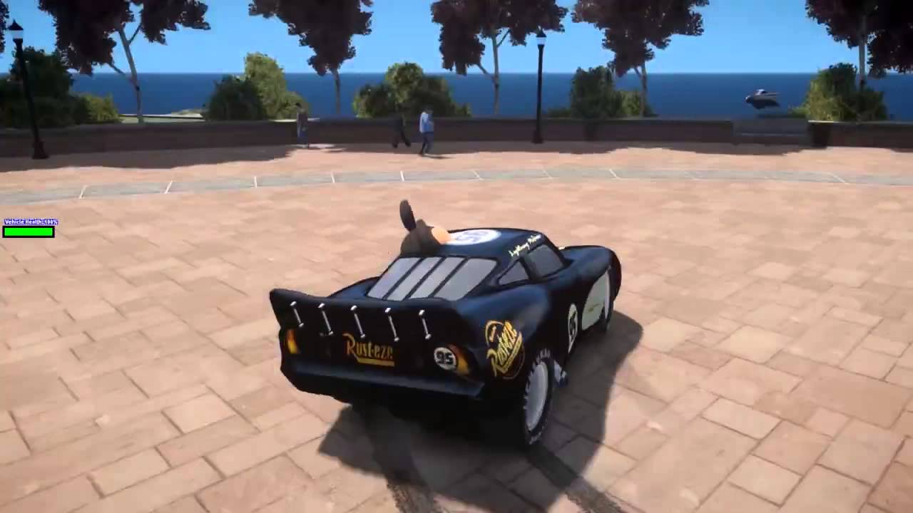 MICKEY & GOOFY HAVING FUN WITH SPIDERMAN LIGHTNING MCQUEEN Part 5 - YouTube