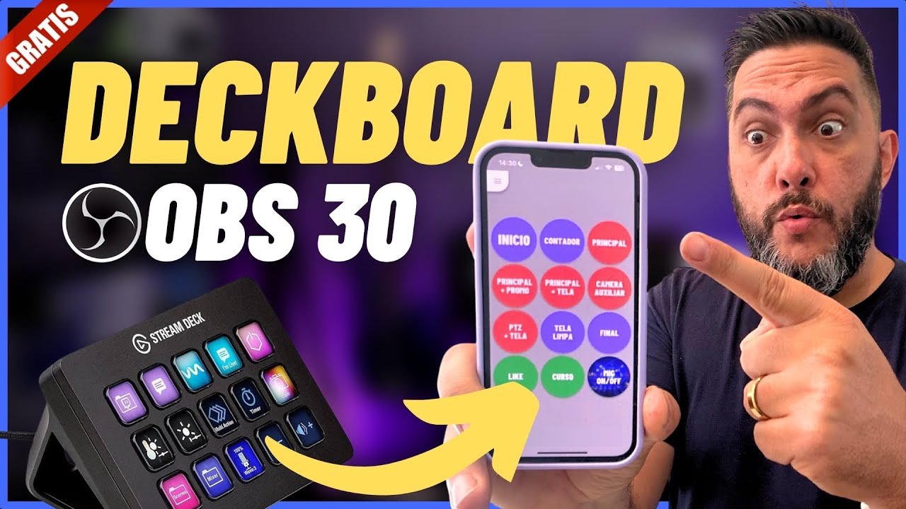 CONTROLE O OBS 30 PELO CELULAR!!! Deckboard Update [Websocket 5+] - YouTube