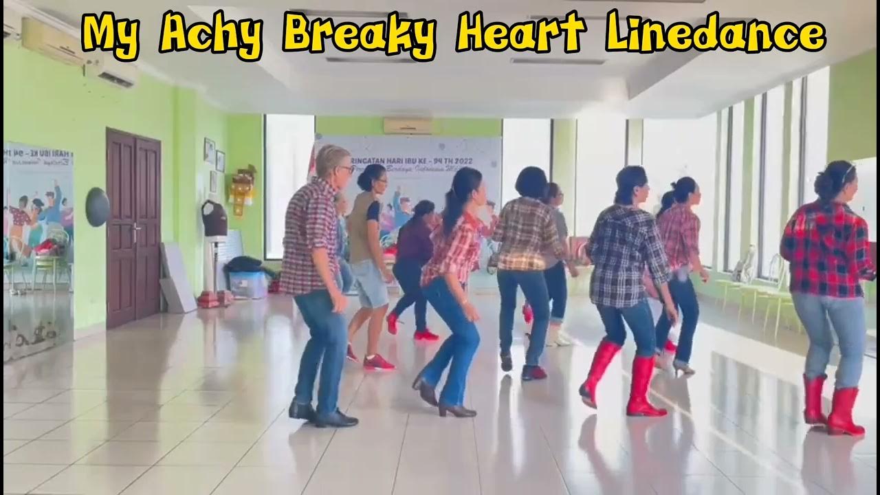 My Achy Breaky Heart Line Dance#linedanceindonesia #linedancer #linedance - YouTube