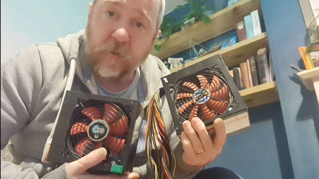 Scrapping out PC tower power units. Copper, aluminium, steel all in a ...