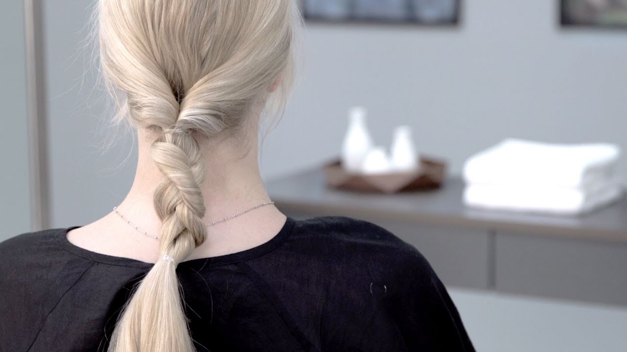 Aveda How-To | Looped Braid Hairstyle with Dry Shampoo & Thermal ...