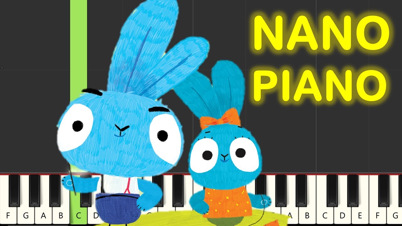 Cartoonito - Brave Bunnies Theme Song Piano Tutorial - YouTube