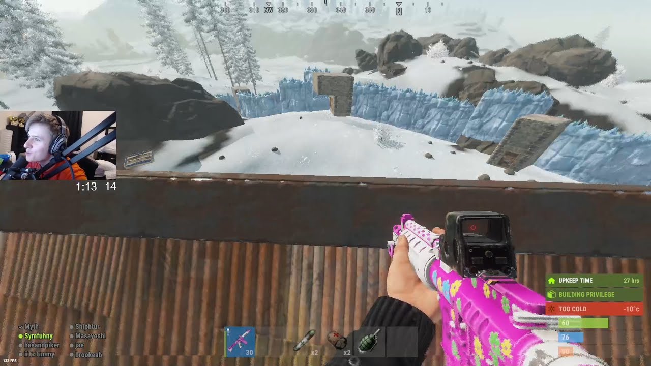 The Great Ice Wall In Rust | Twitch Clips - YouTube