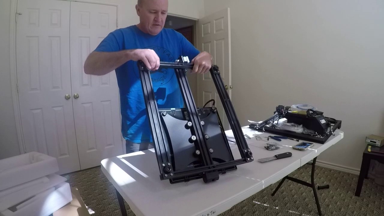 Worst CR10 3D Printer Assembly Video Ever - YouTube