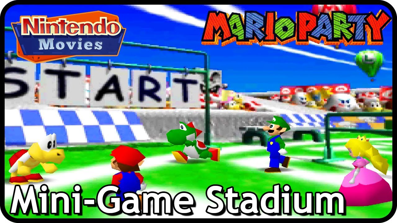 Mario Party 1 - Mini-Game Stadium (3 Players, 10 Turns, Mario vs Yoshi ...