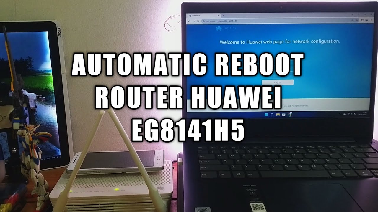 Mengaktifkan Automatic Reboot Router Huawei EG8141H5 - YouTube