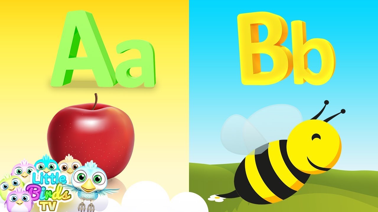 Phonics song with Two Examples for Each Letter | Educational Song For ...