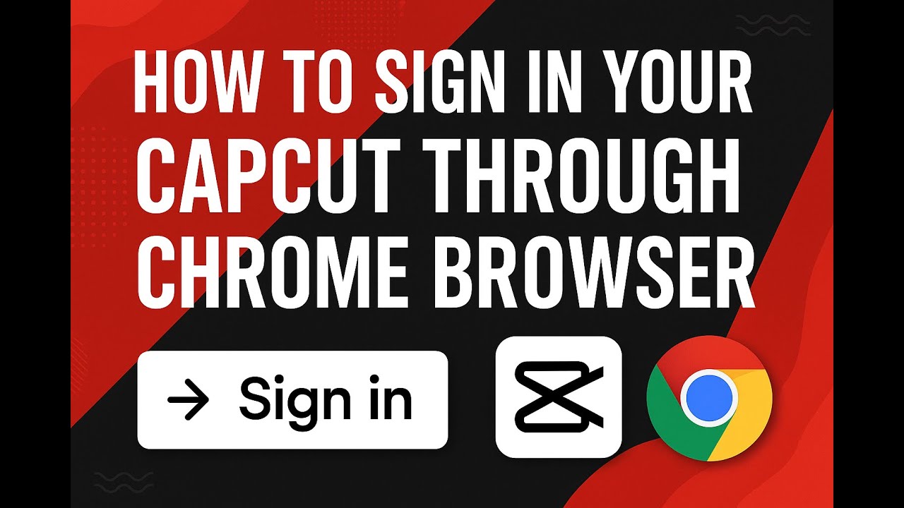 HOW TO SIGN IN ON CAPCUT WITHOUT INTERRUPTION - YouTube
