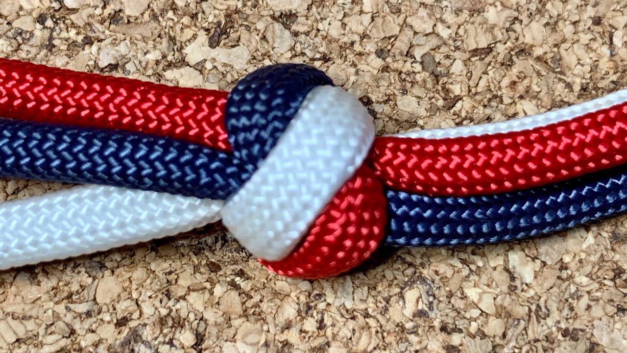 3 Strand Matthew Walker Knot - YouTube