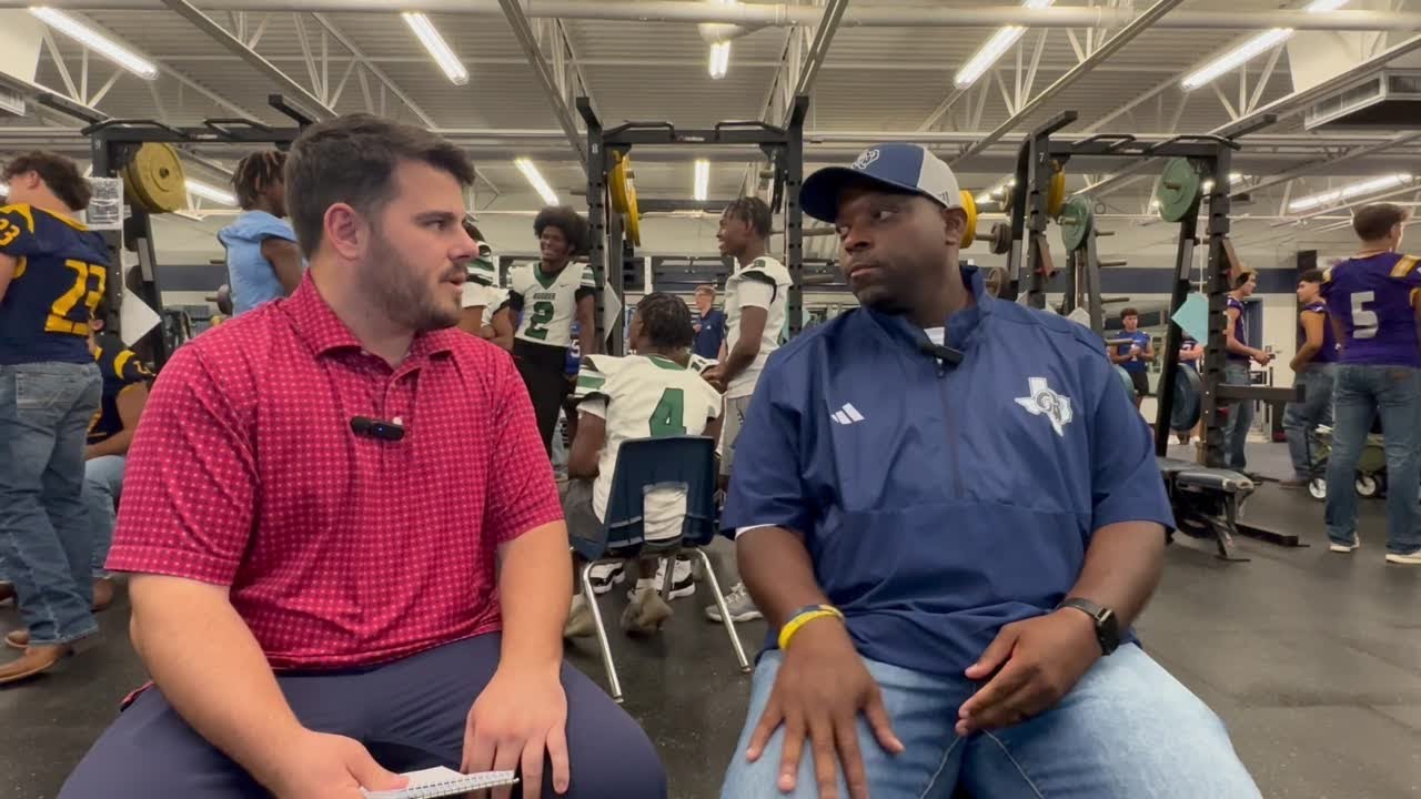 Allen Academy football coach Adrian Adams previews 2024 season - YouTube