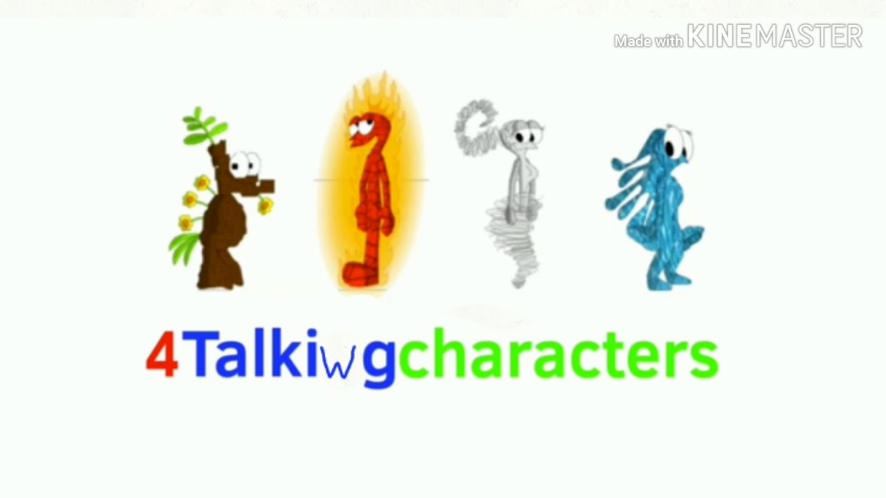 4 Talking Characters Logo Bloopers - Part 2: A different letter in the ...