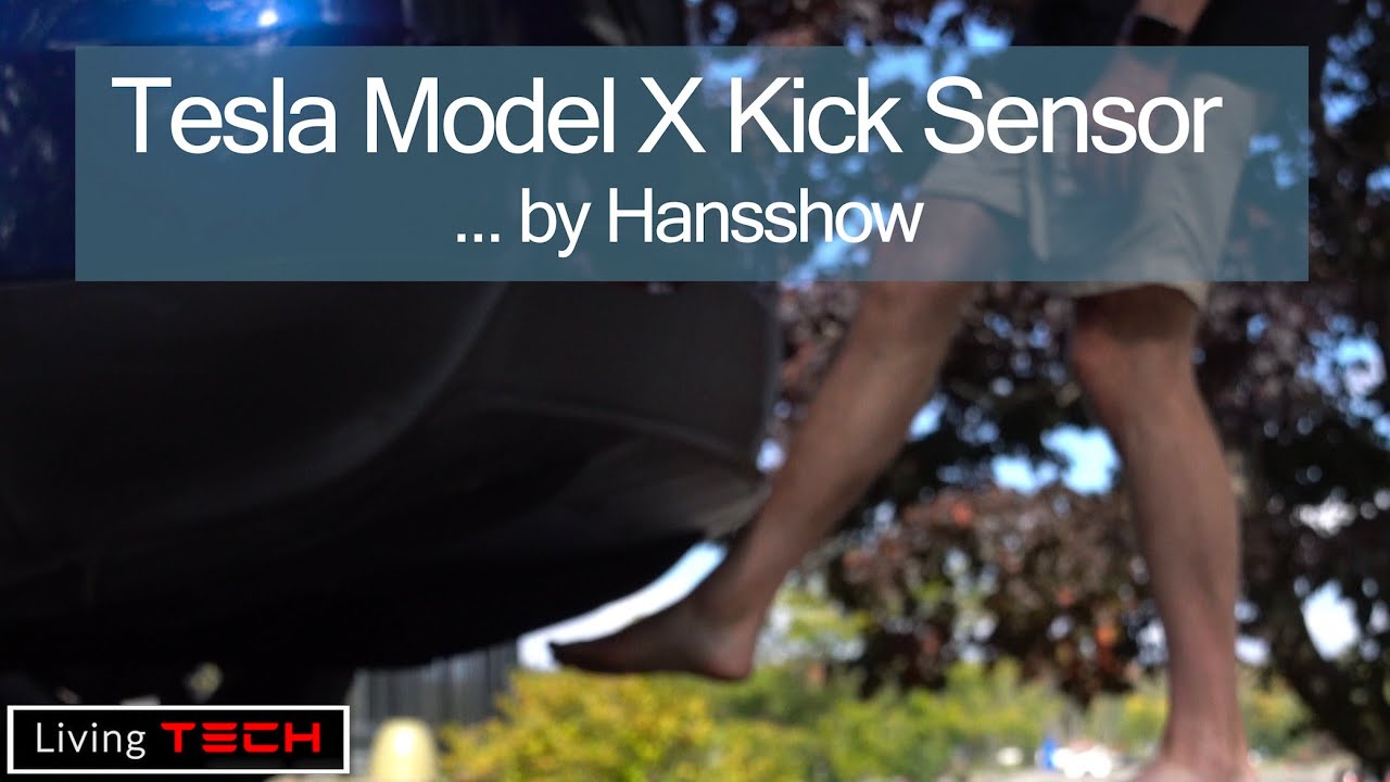 Hansshow Kick Sensor for the Tesla Model X - Installation and Review ...