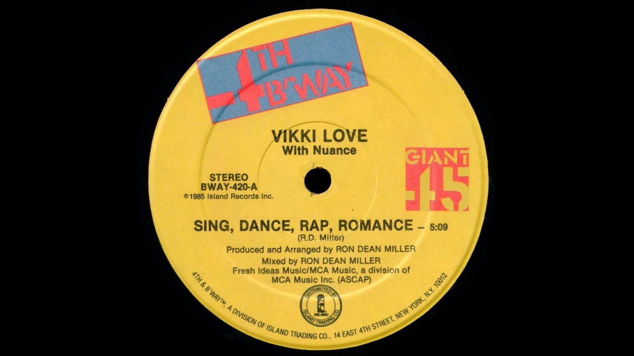 Vikki Love With Nuance - Sing, Dance, Rap, Romance - Long Vocal '85 - YouTube