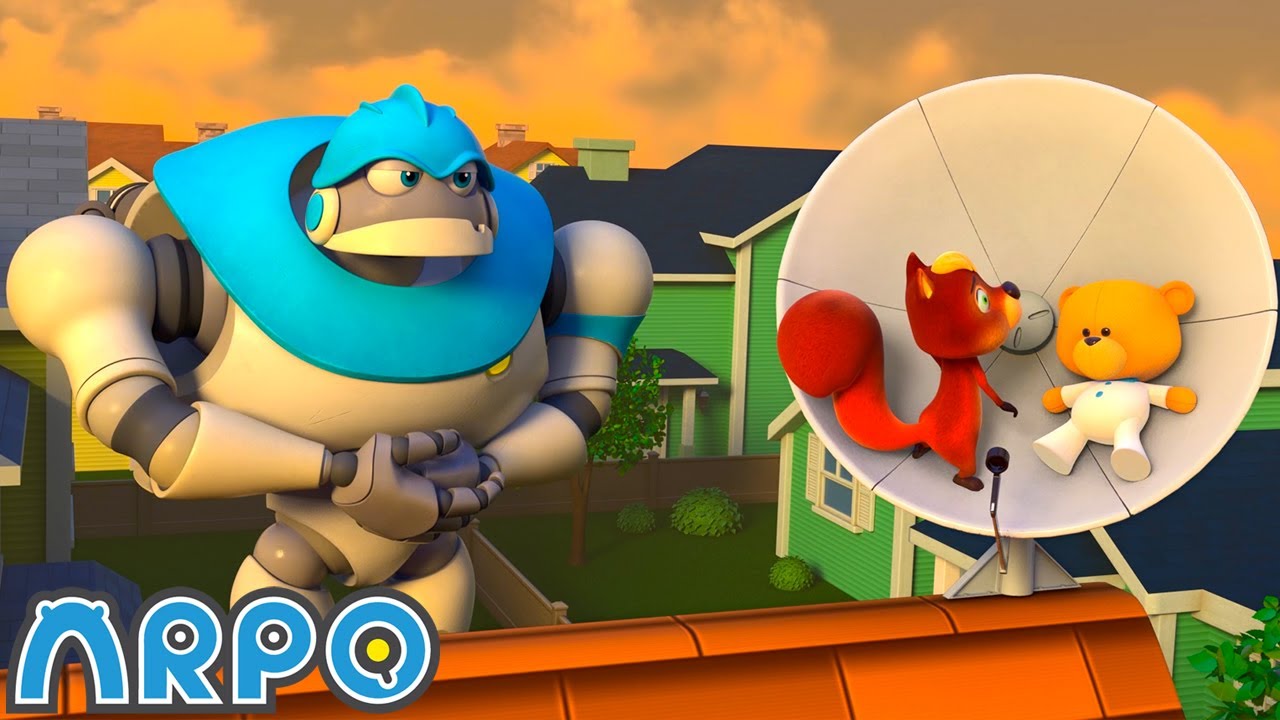 Teddy Bear Trouble!!! 🧸 | ARPO The Robot | Funny Kids Cartoons | Kids ...