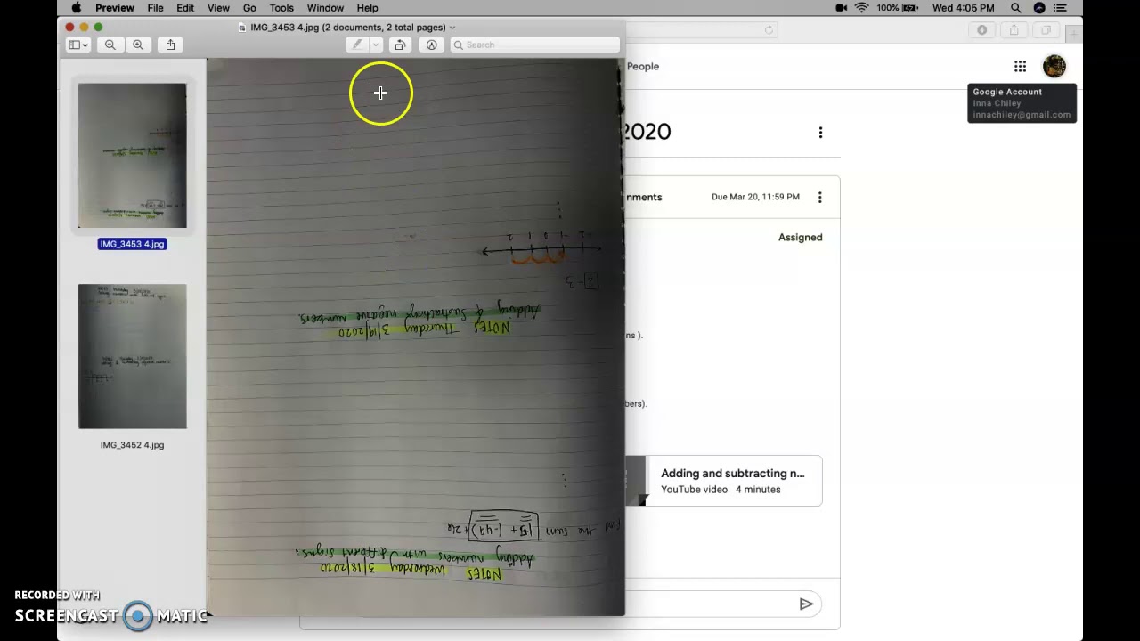 How to upload picture into your google classroom assignments. - YouTube